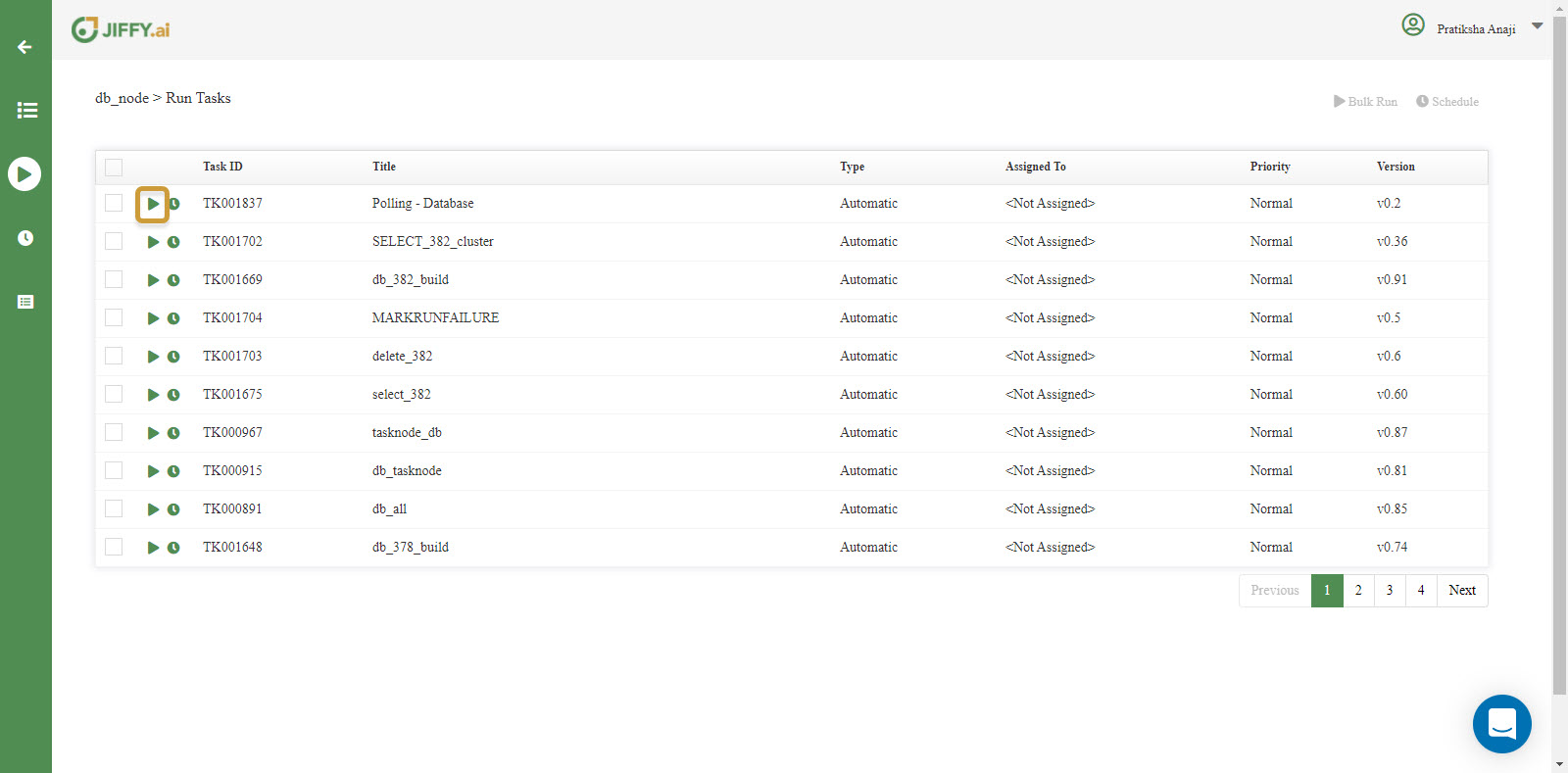 Database Automation with Polling | JIFFY.ai